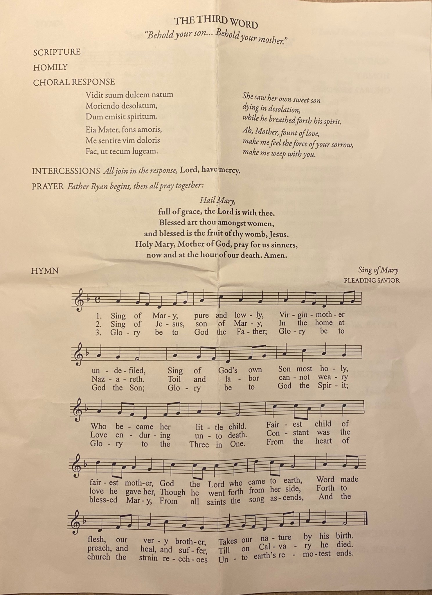 Tre Ore: The Last Seven Words of Christ | Roger Valdez